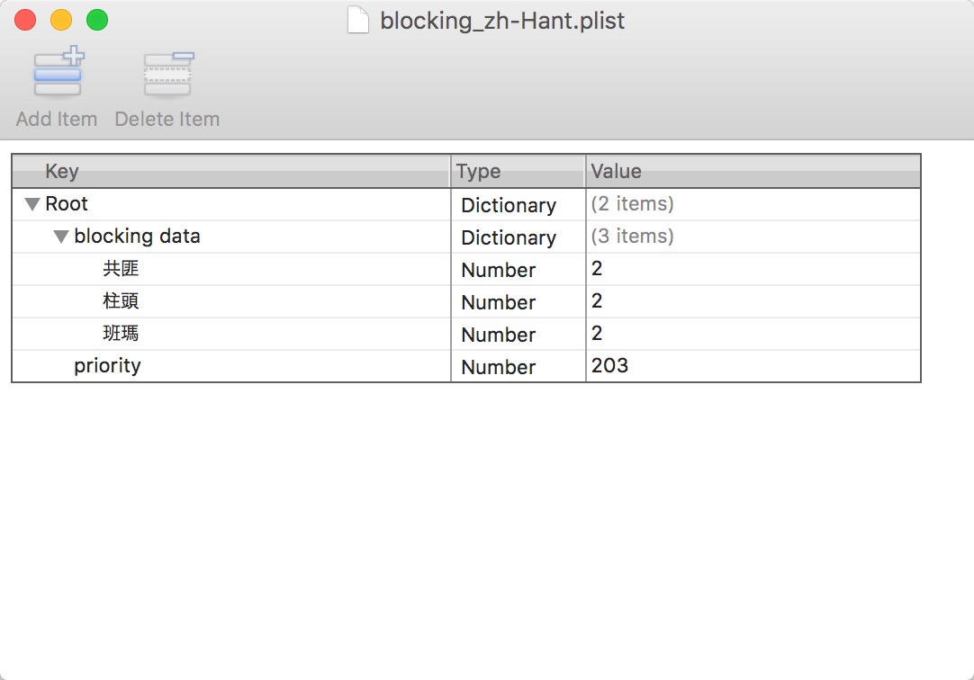 OS X 裡面神秘的輸入法關鍵字屏蔽功能 - Hiraku Dev